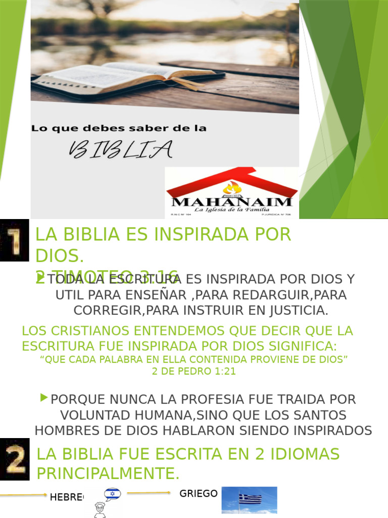 10 COSAS QUE DEBES SABER SOBRE LA BIBLIA | PDF