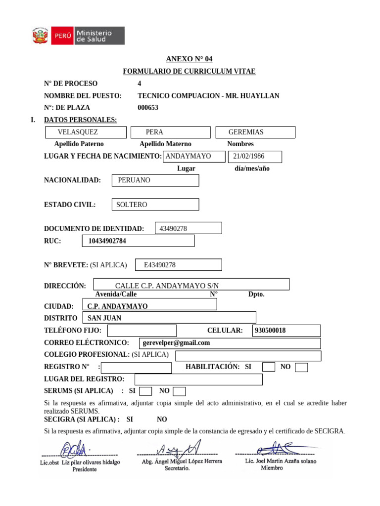 04 Anexos Cas N°-001 2021 RSCN 2 | PDF
