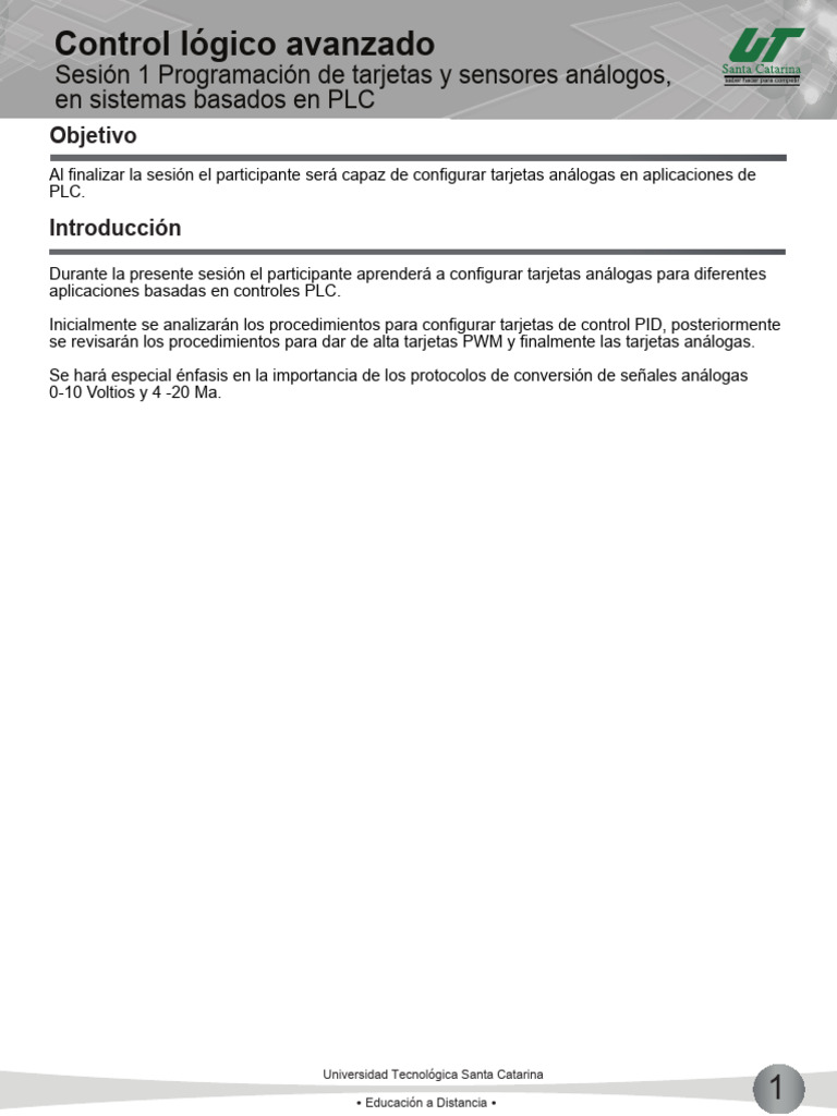 Sesión 1 Programación de Tarjetas y Sensores Análogos | PDF ...