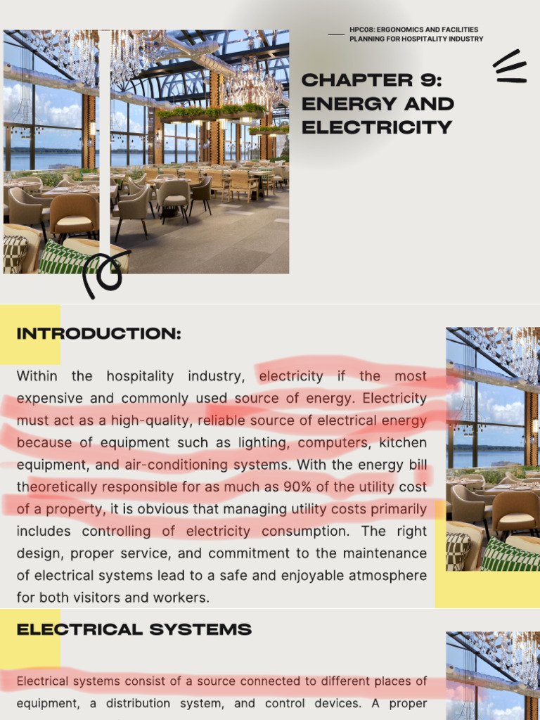 Chapter 9 Energy and Electricity | PDF