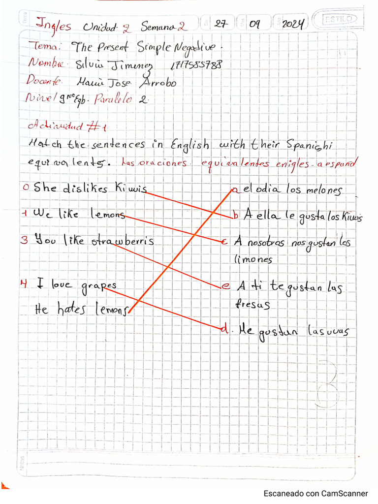 U2 S2 Silvia Jimenez Ingles | PDF