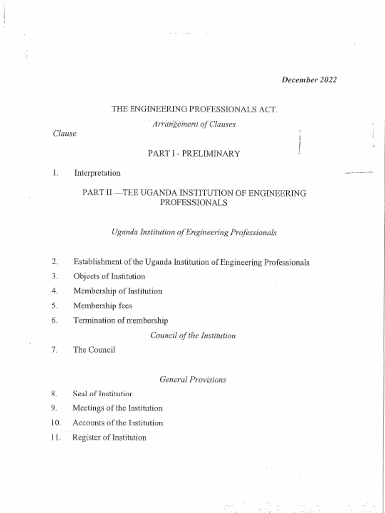 New Engineering Bill | PDF