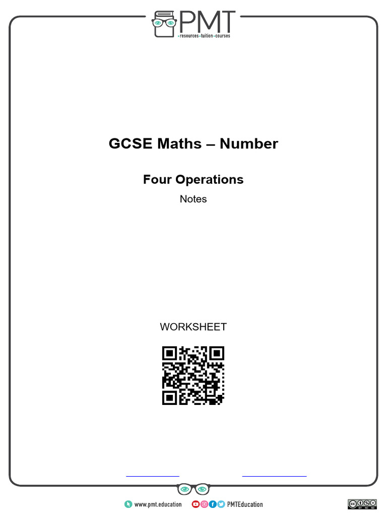 A. Four Operations | PDF