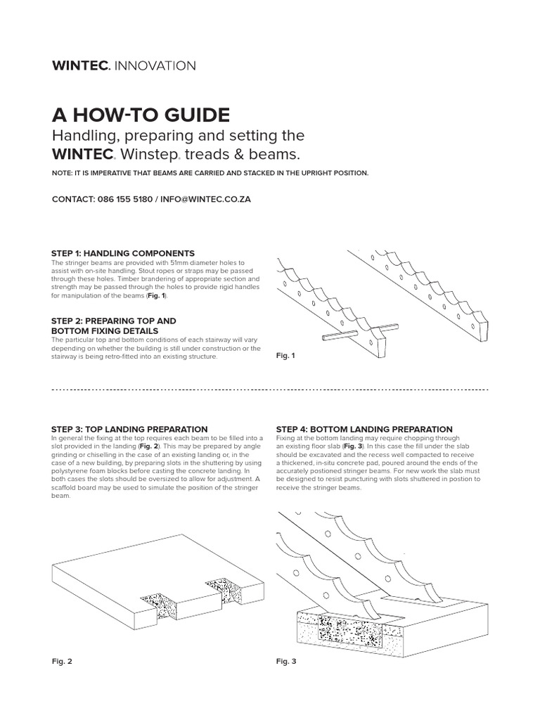 Wintec Winstep InstallGuide | PDF | Stairs