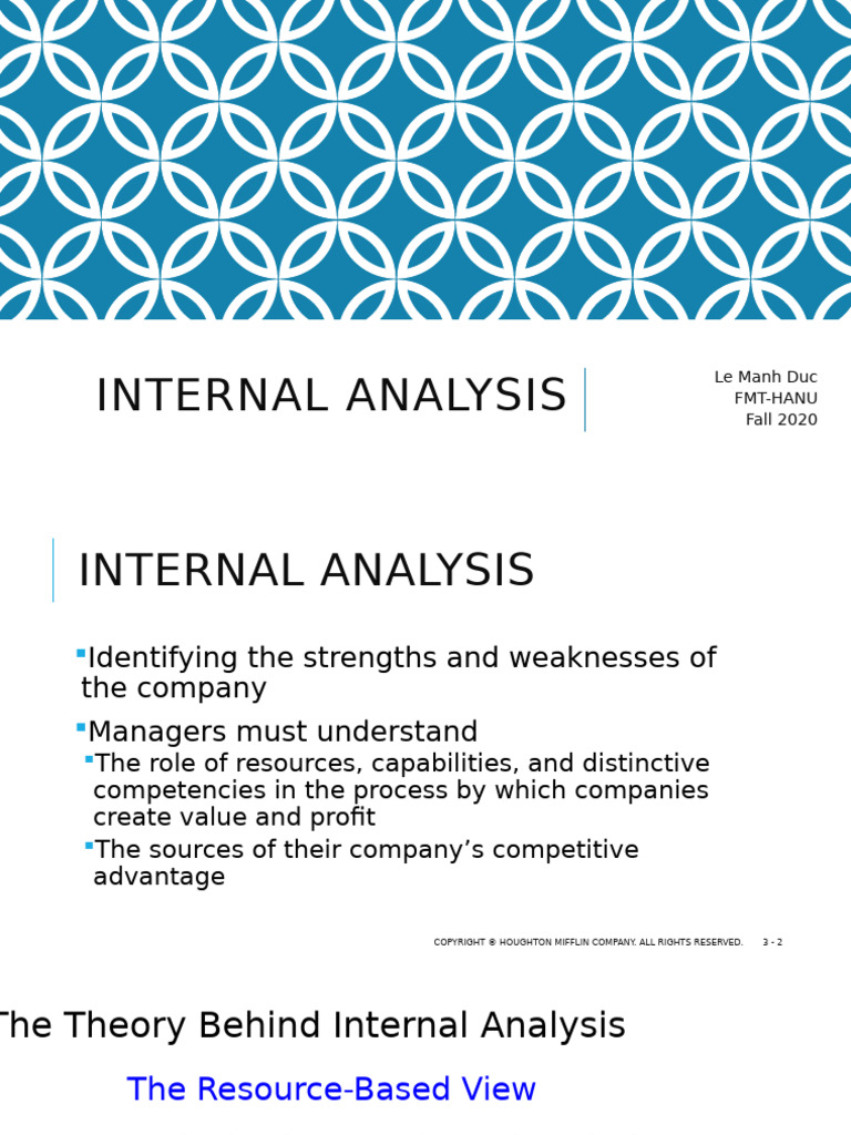 Internal Analysis | PDF