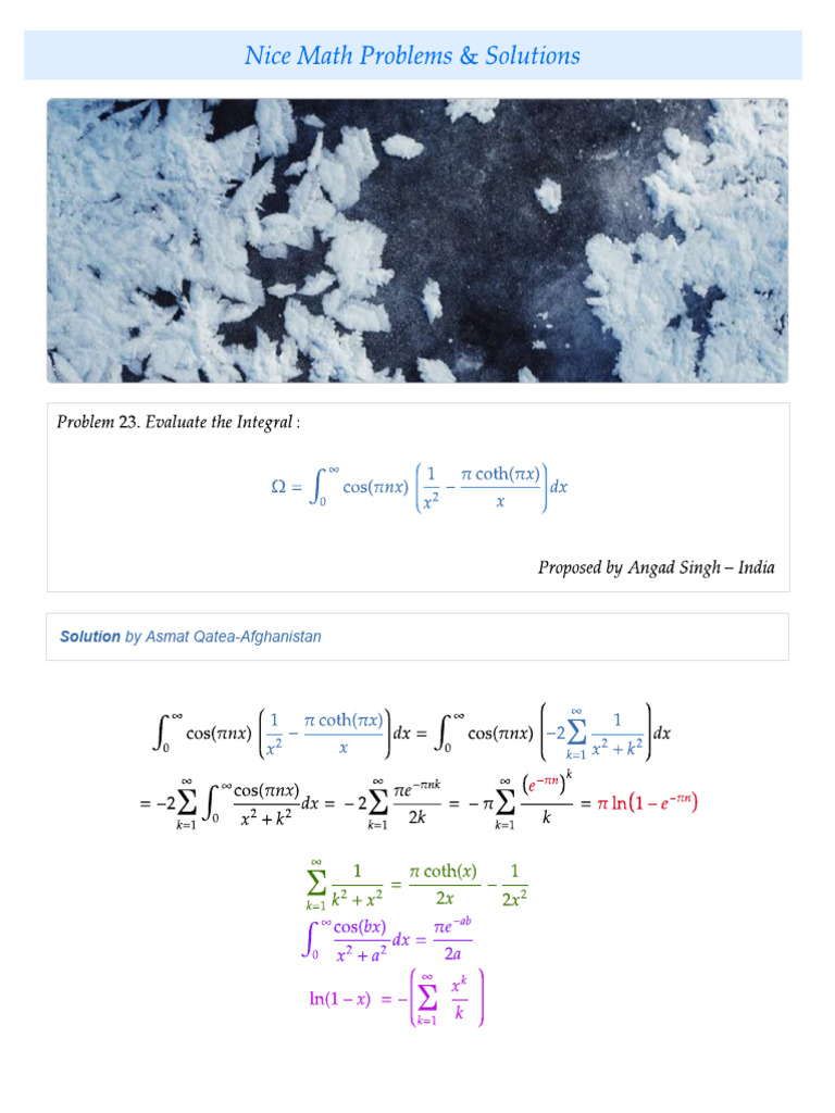 50 MATHEMATICS PROBLEMS FROM RMM - Compressed 37 54 | PDF