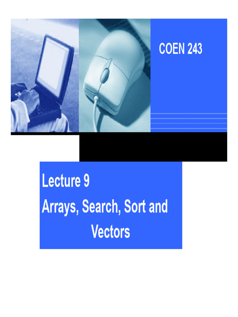 Lec09 ArraysPart2 | PDF