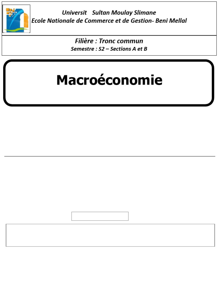 Cours_Macroéconomie-2021-2022-Chapitre 2 | PDF Cours_Macroéconomie-2021-2022-Chapitre 2 | PDF