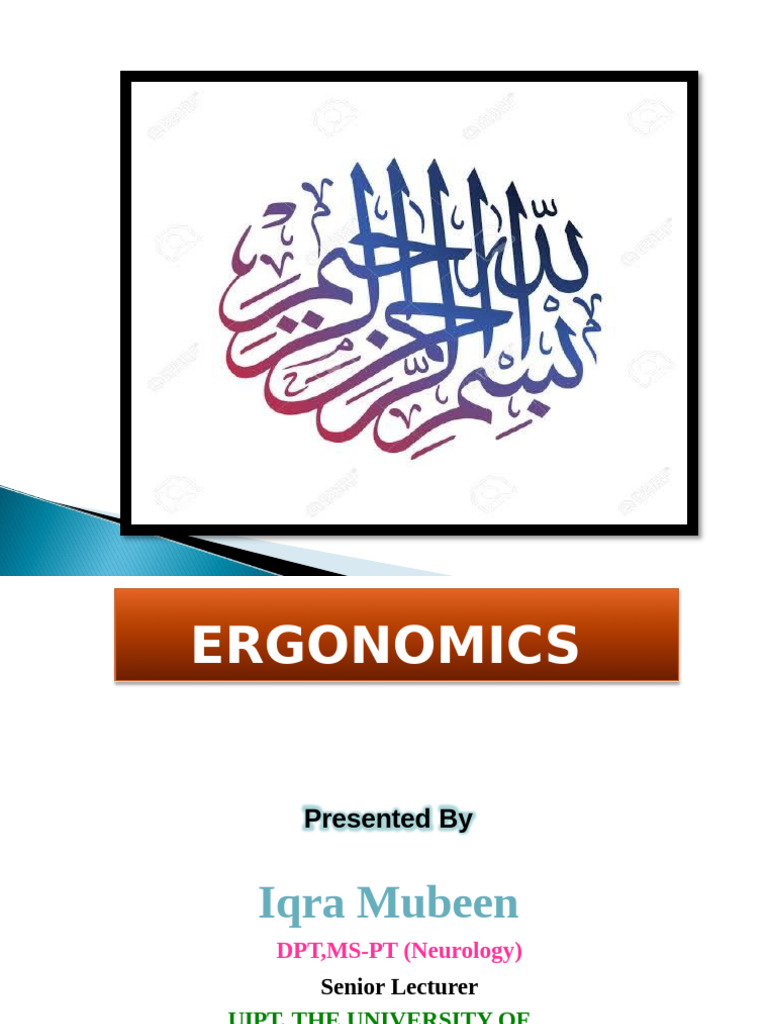 Ergonomics 2 | PDF