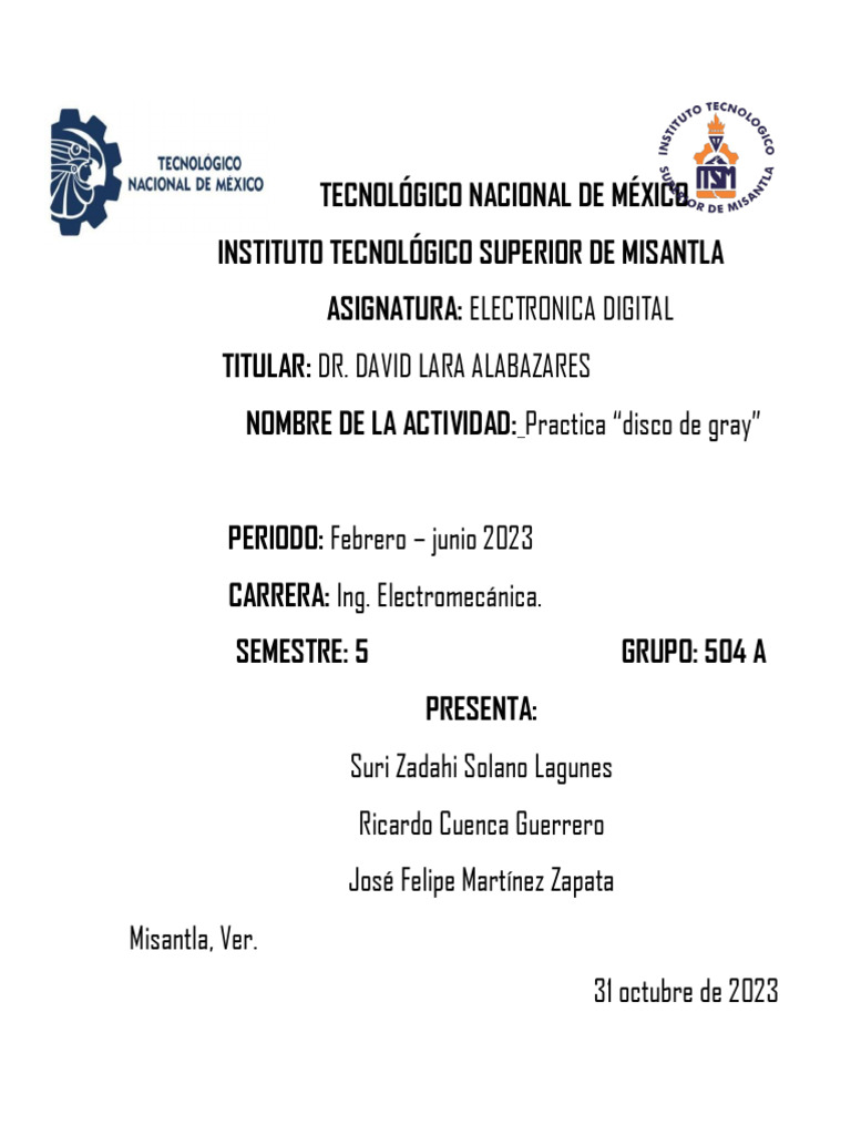 Reporte de Enconder | PDF