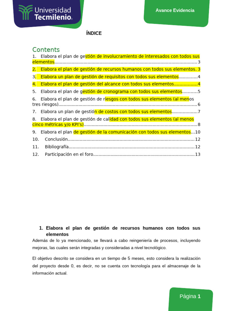 Evidencia Final | PDF