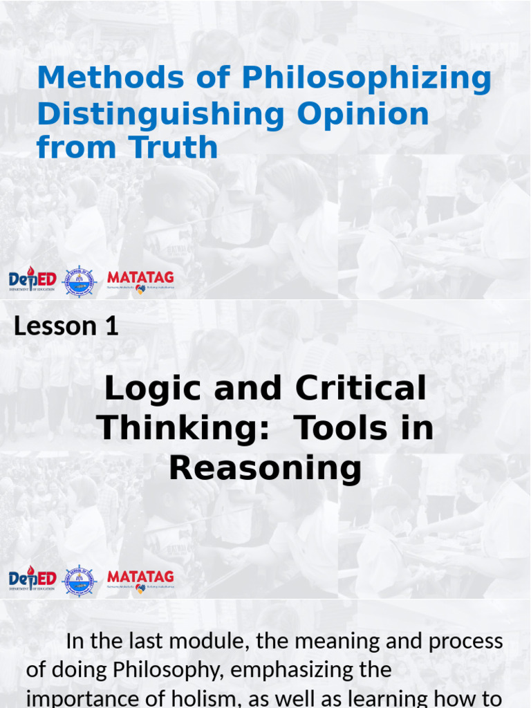 3 - Q1 Intro To Philo | PDF