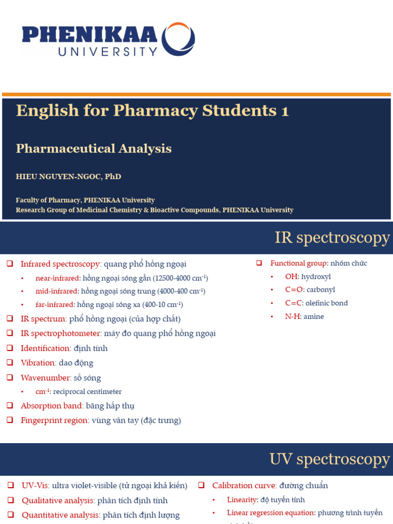 Pharmaceutical Analysis | PDF