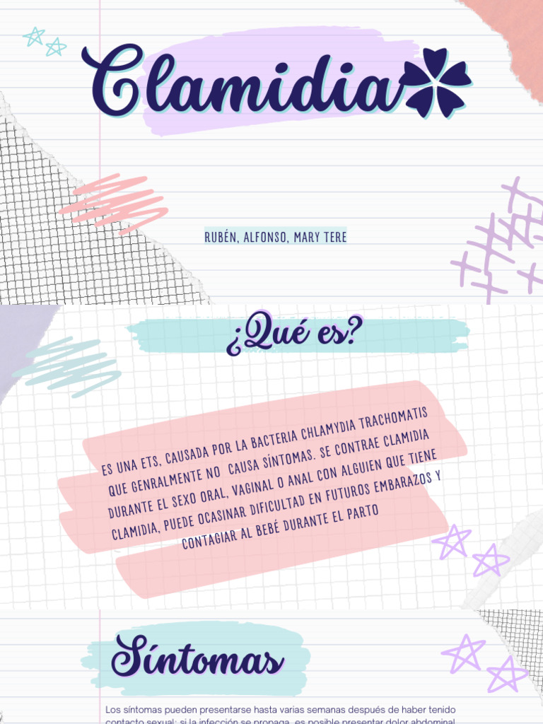 Clamidia: Síntomas y Tratamiento ETS | PDF | Epidemiología | Causas de ...