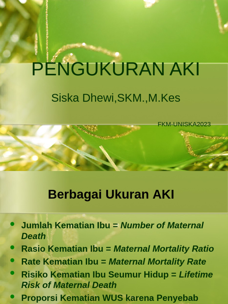 6.pengukuran AKI | PDF | Pengembangan Diri