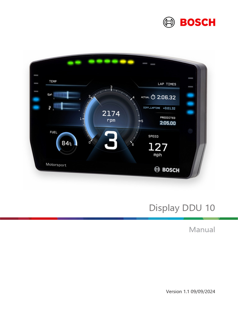 Operation Manual - 70834315 - Display - DDU - 10 | PDF