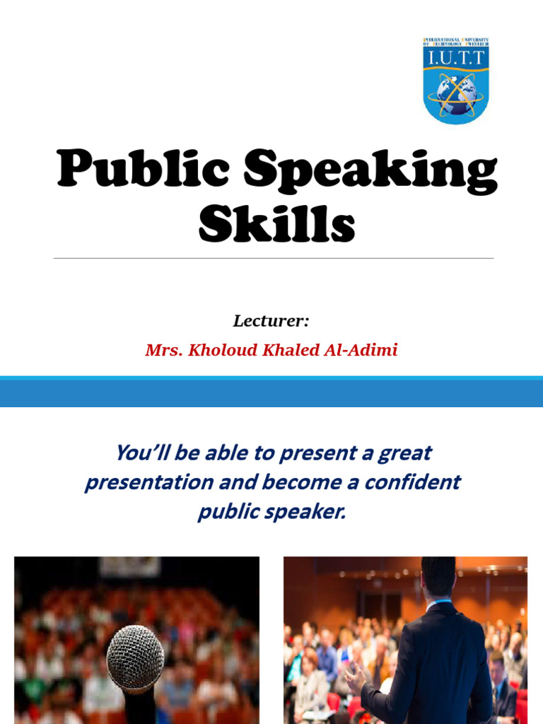 Public Speaking Skills | PDF