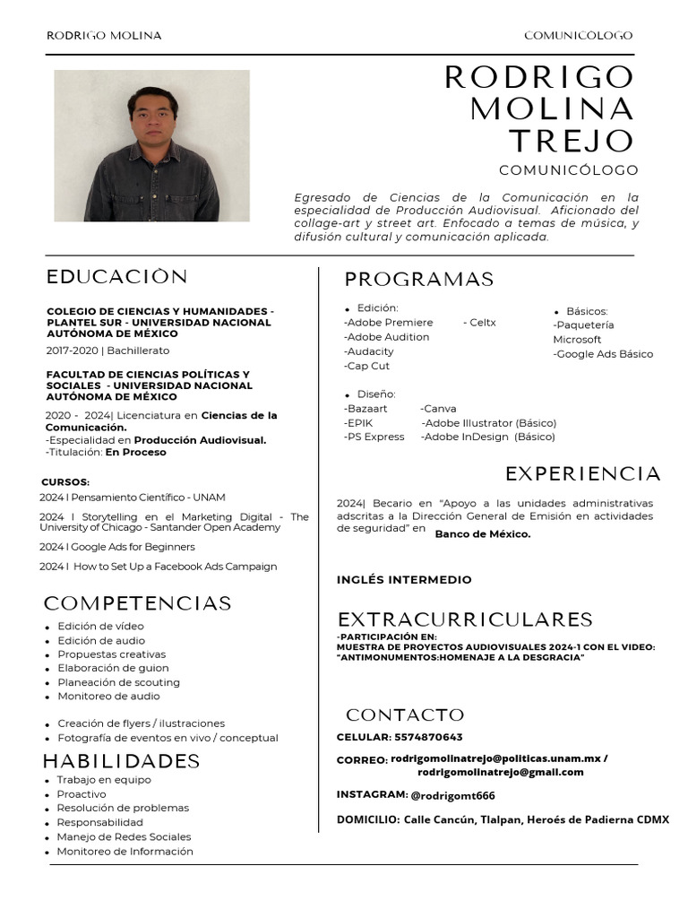 CV - Rodrigo Molina Trejo | PDF