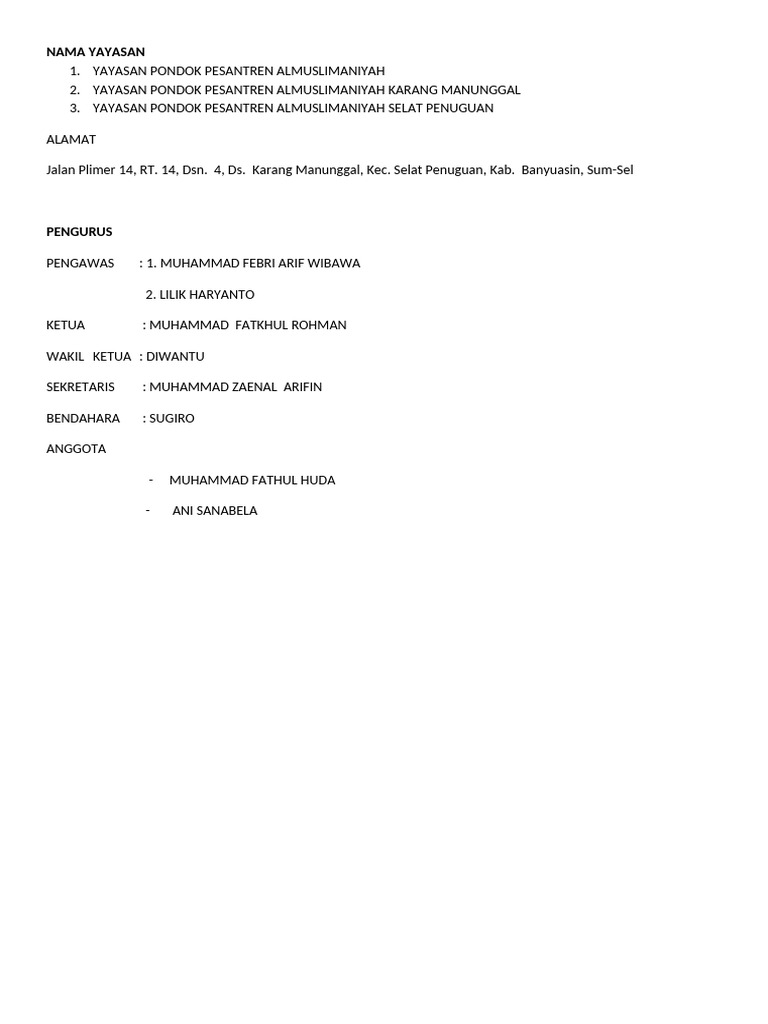 Akte Notaris Ajuan | PDF