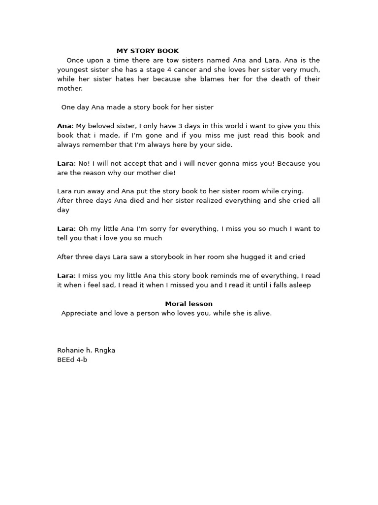 My Story Book | PDF