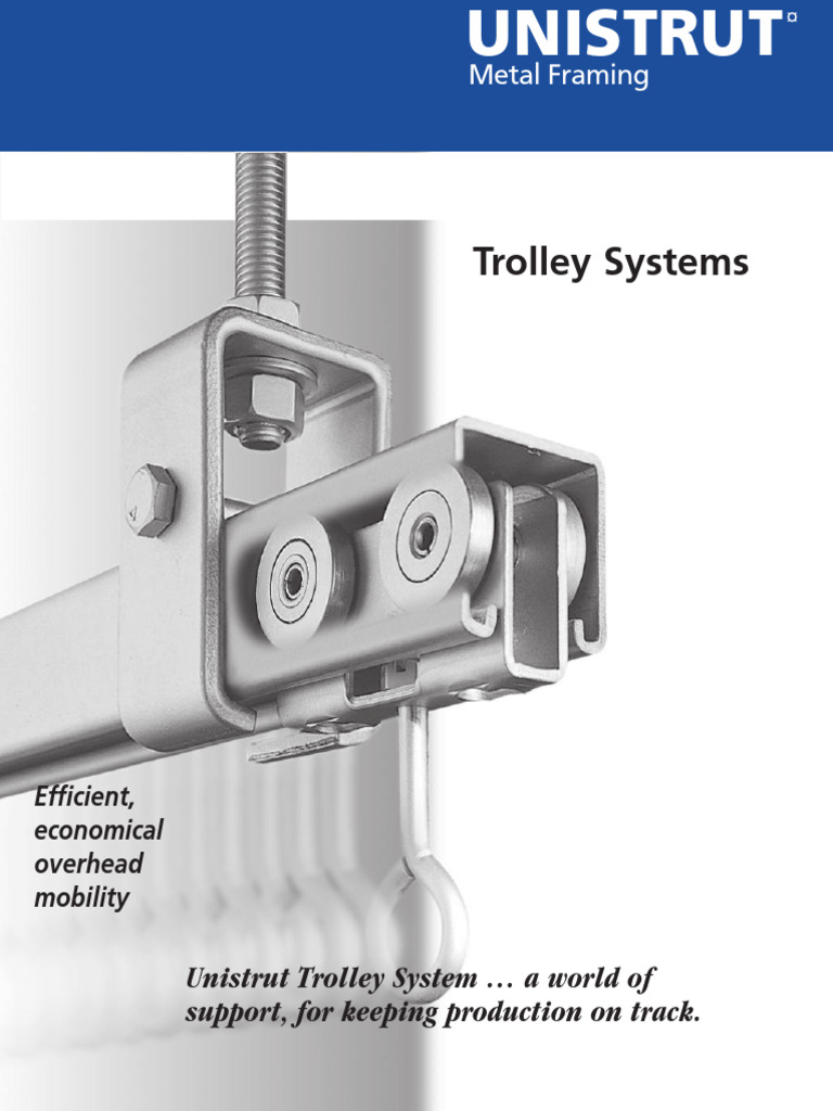 Unistrut-Trolley-Systems 2 | PDF