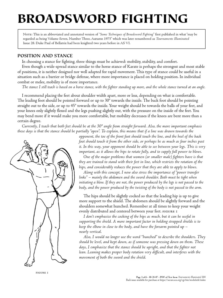 Broadsword Fighting | PDF | Fighter Aircraft | Foot