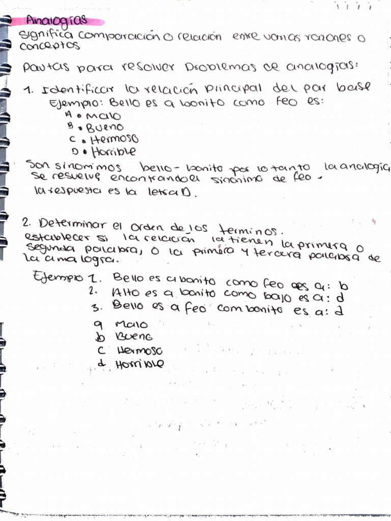 Analogías | PDF
