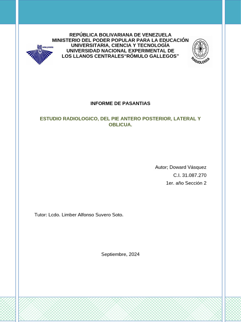 Pasantias Dowar | PDF | Science & Mathematics