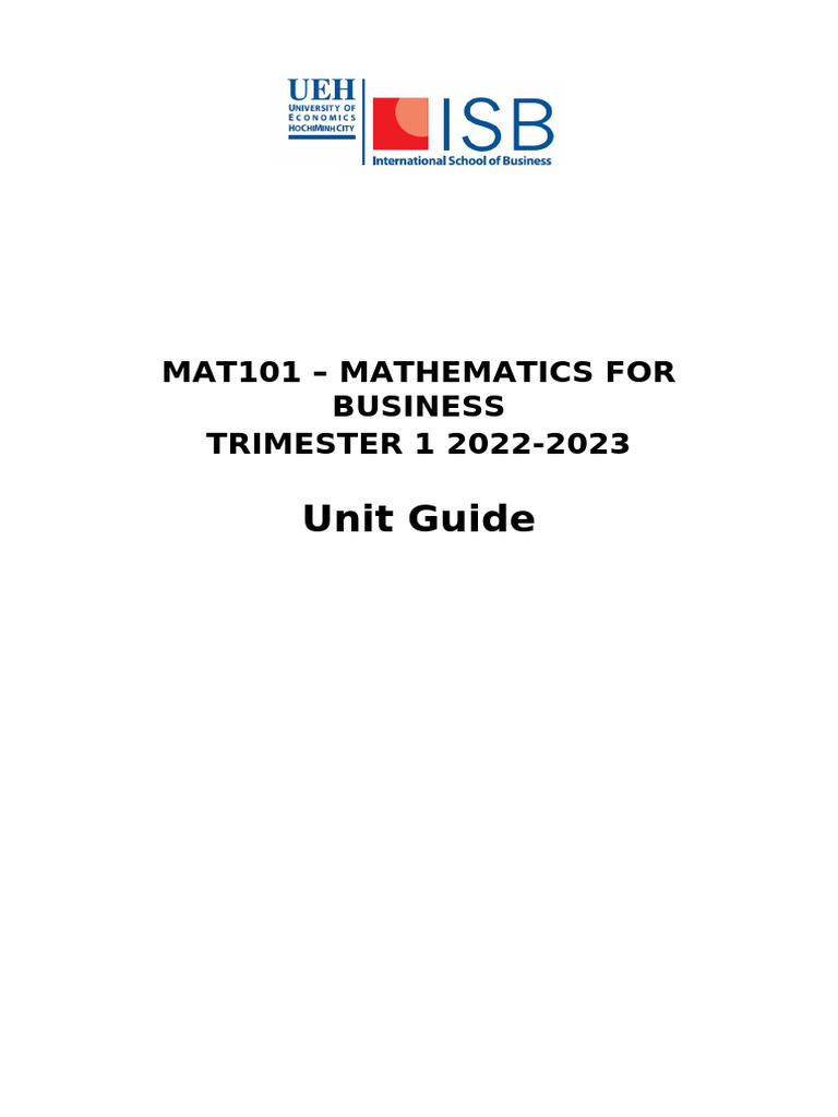 Unit Guide MB | PDF