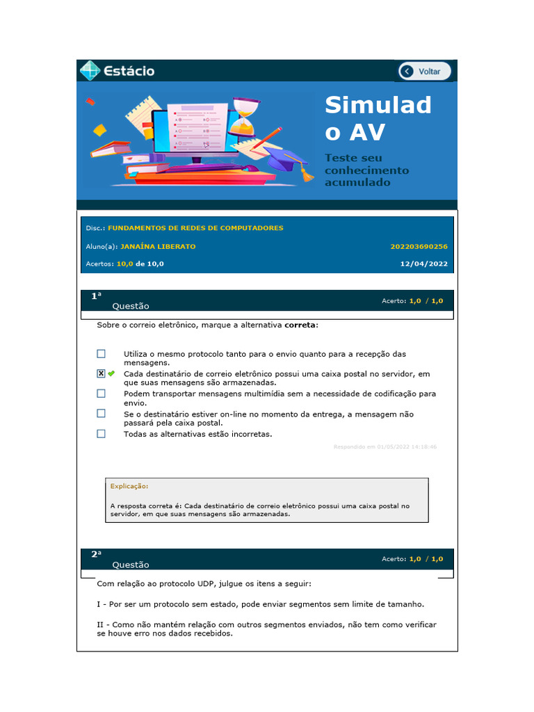 Simulado I | PDF