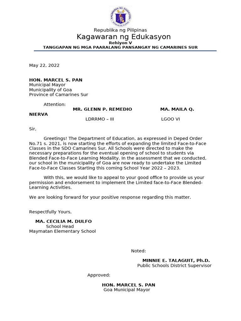 request letter | PDF