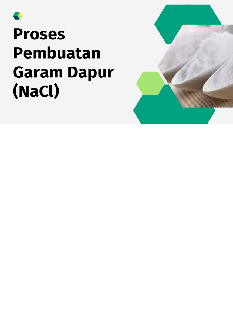 S-Proses Pembuatan NaCl | PDF
