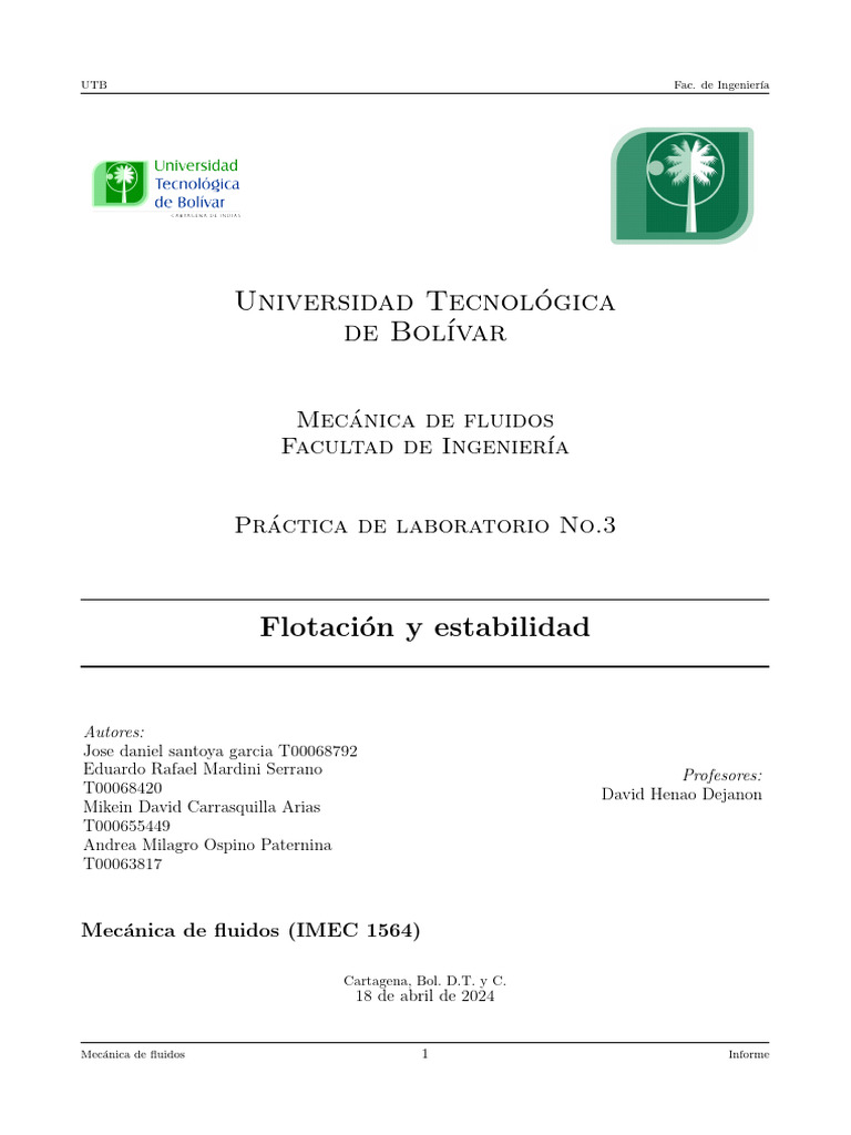 Informe_Mecánica_de_fluidos | PDF