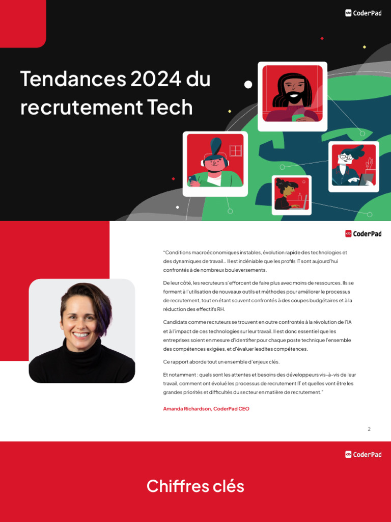 Tendances 2024 Du Recrutement Tech | PDF