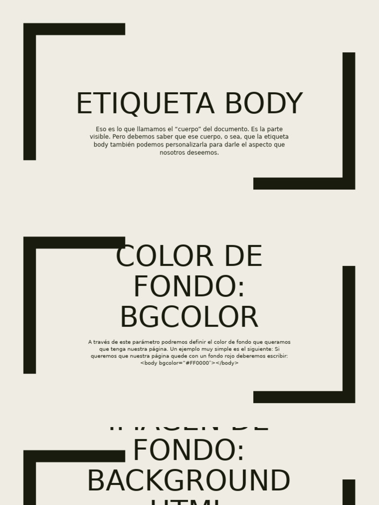 Etiqueta Body | PDF | HTML | Negocios