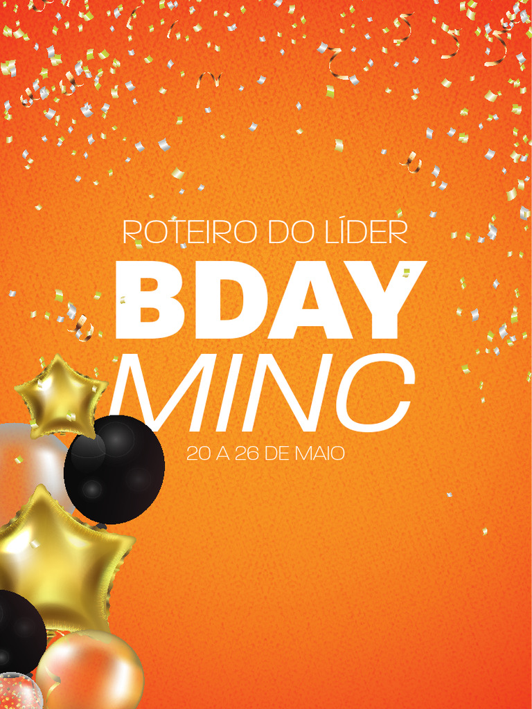 Roteiro Do Líder Bday Minc | PDF