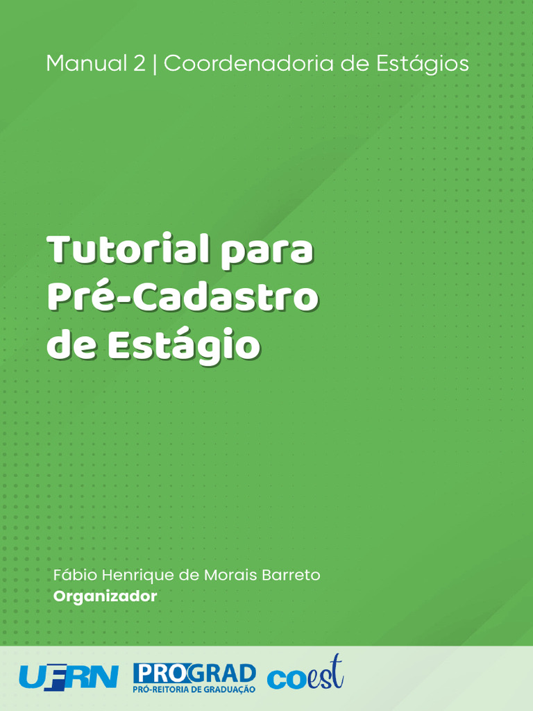 Manual 2 Pr-Cadastro de Estgio | PDF