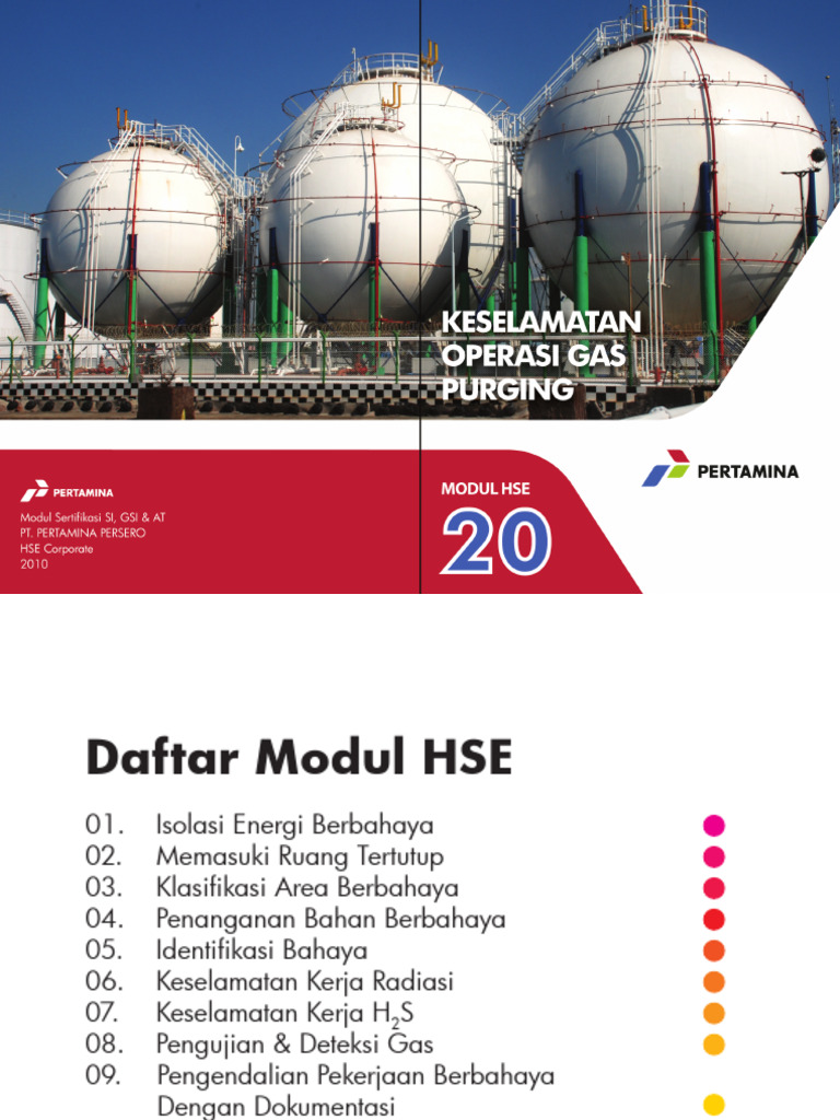Keselamatan Operasi Gas Purging | PDF