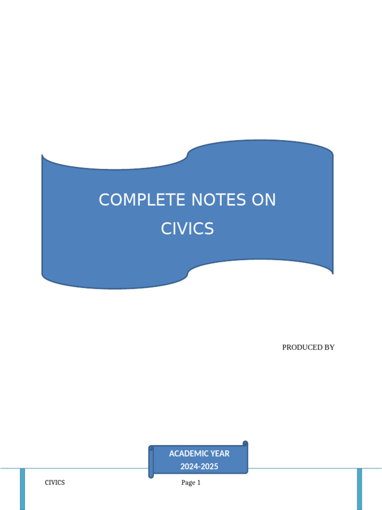 CIVICS | PDF | Taxes | Government