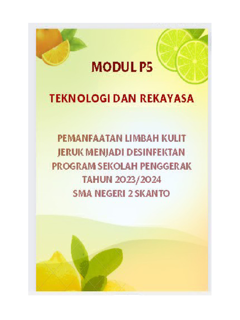 Modul Teknologi Dan Rekayasa | PDF