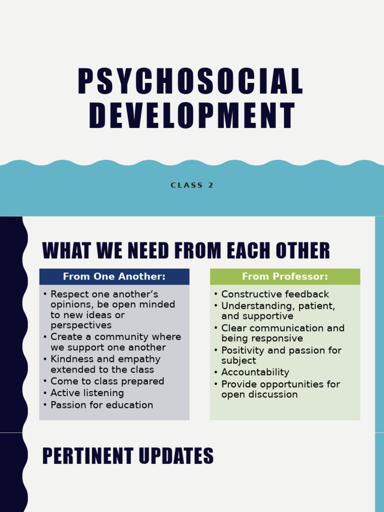 Week 2 - Psychosocial Development - Tagged | PDF