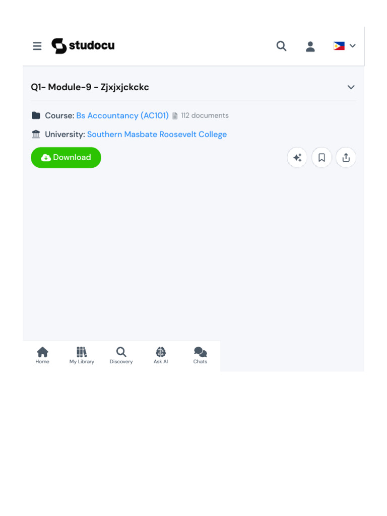 Q1- Module-9 - Zjxjxjckckc - English for Academic and Professional ...