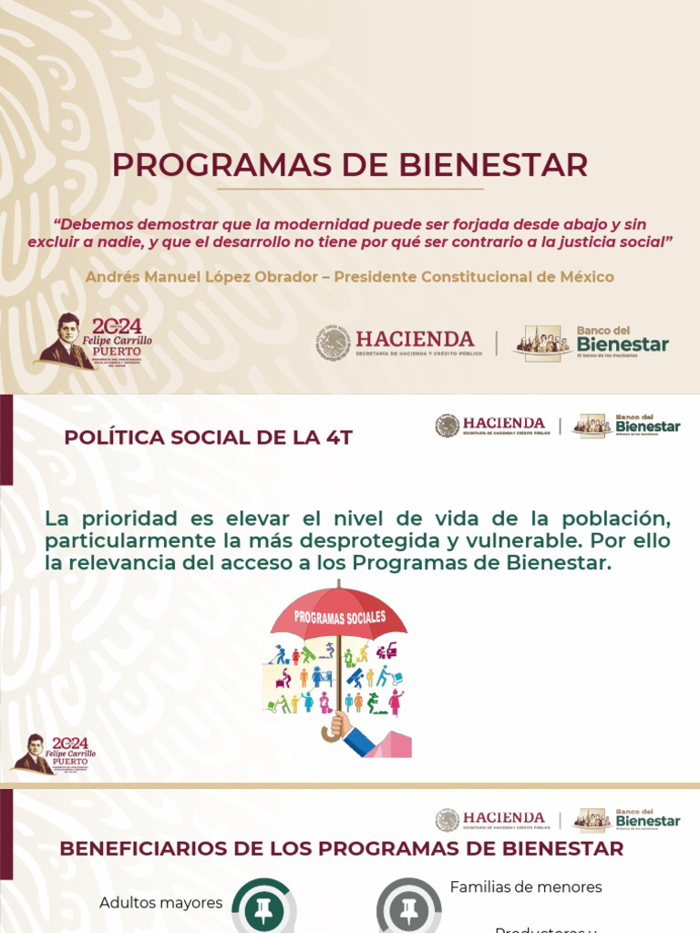 6 Programas Sociales | PDF