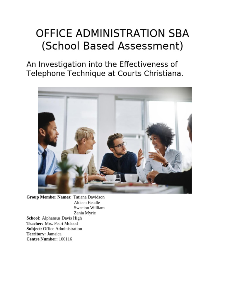 Office Adminstration SBA Complete | PDF