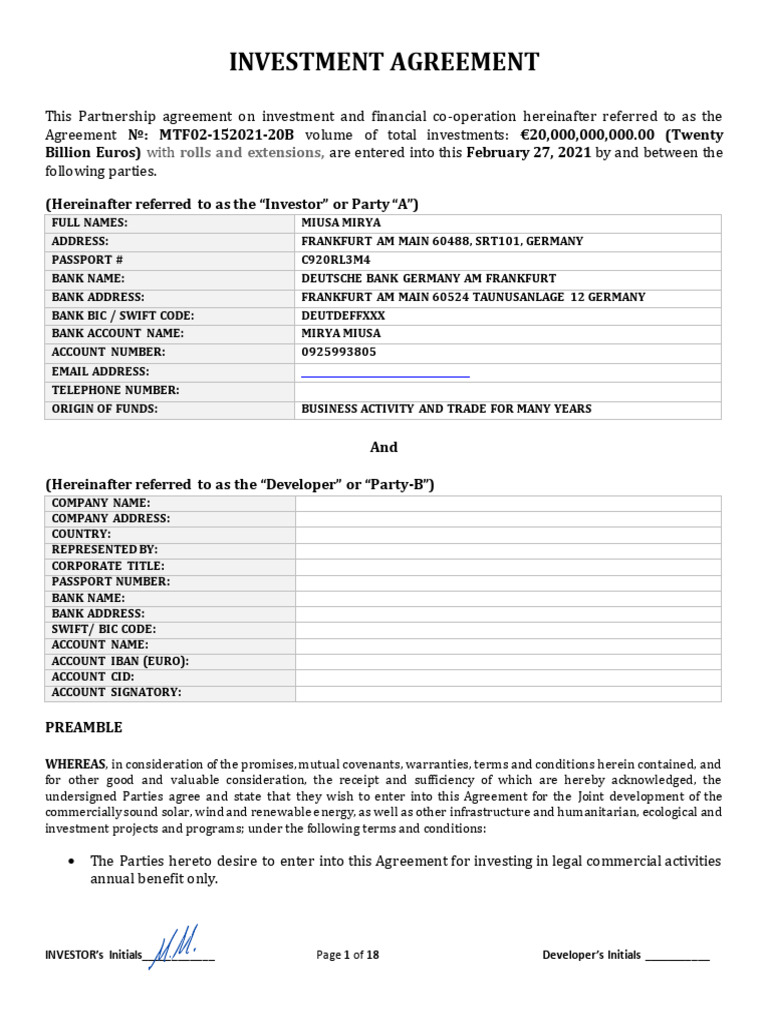 Sepa b2b Agreement | PDF