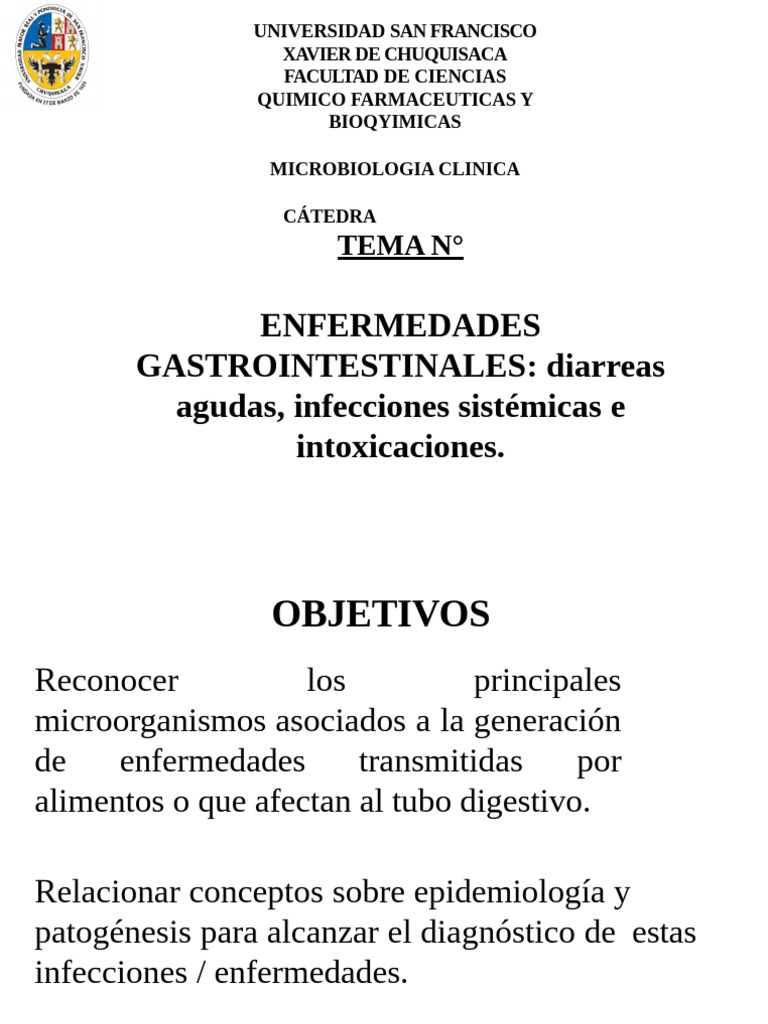 diapositivas infec. gatrointestinales | PDF