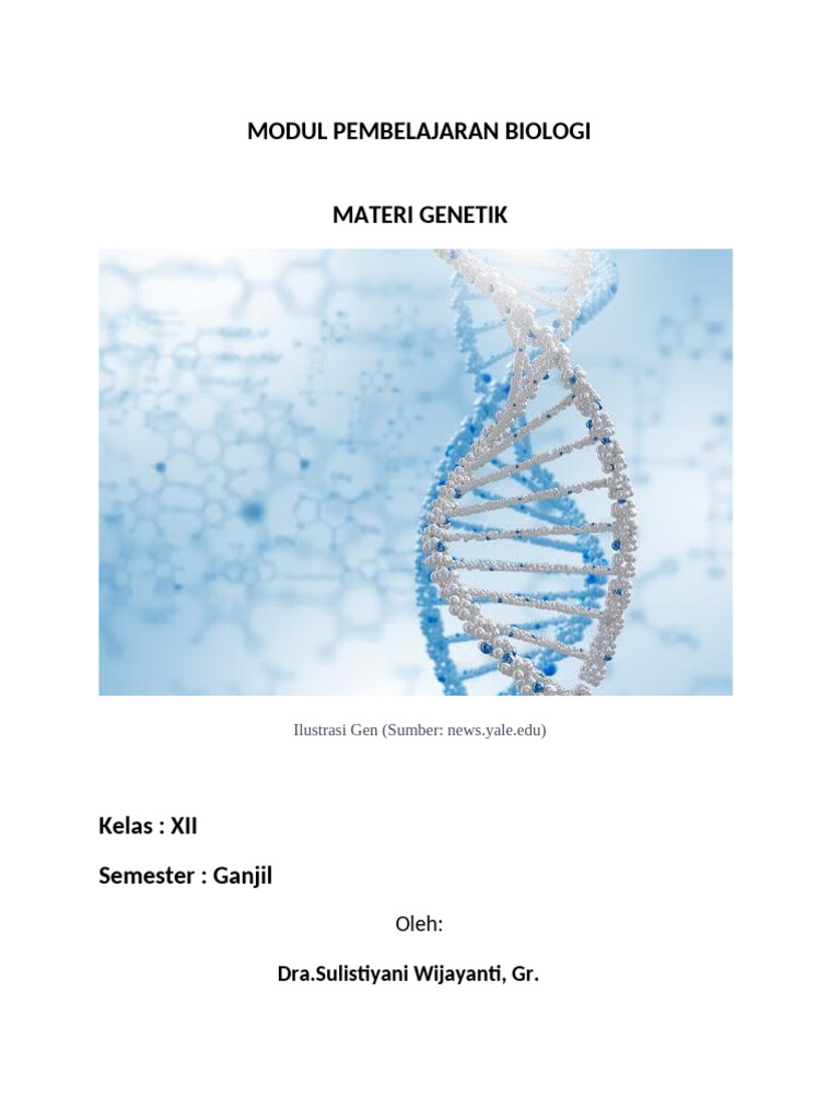 Modul Materi Genetik | PDF