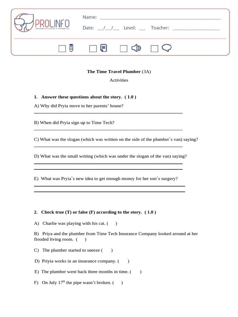 PARADIDÁTICO 3A Exercises | PDF