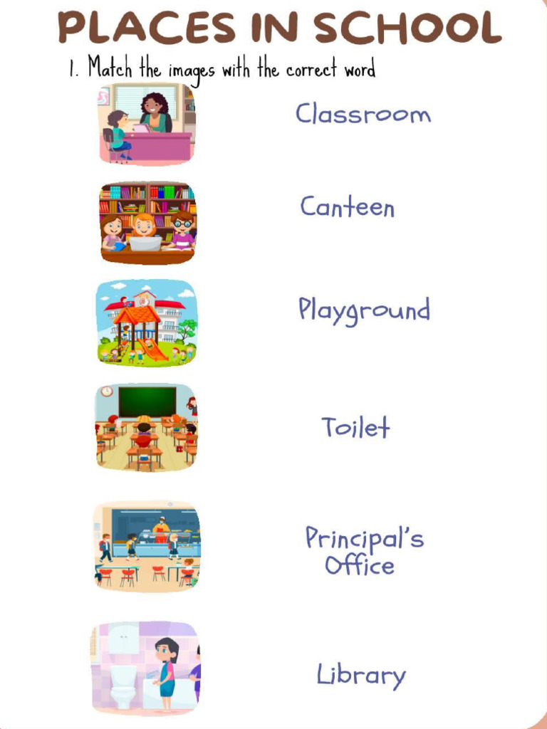 Places in School | PDF
