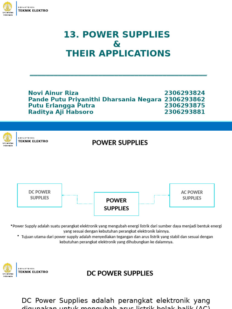 Kelompok 4_power Supply | PDF